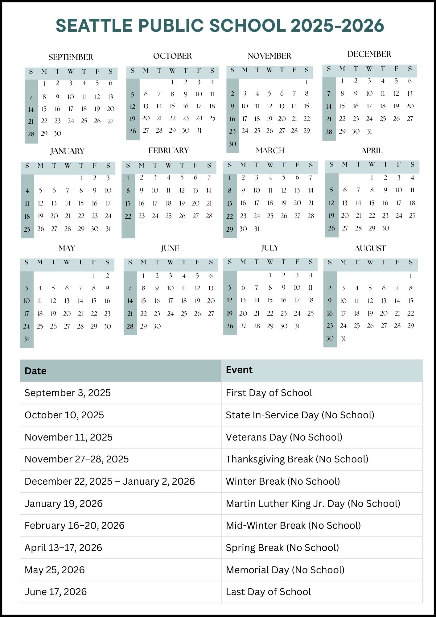 Buncombe County Schools Calendar 26 27 - School Calendars & Holiday ...